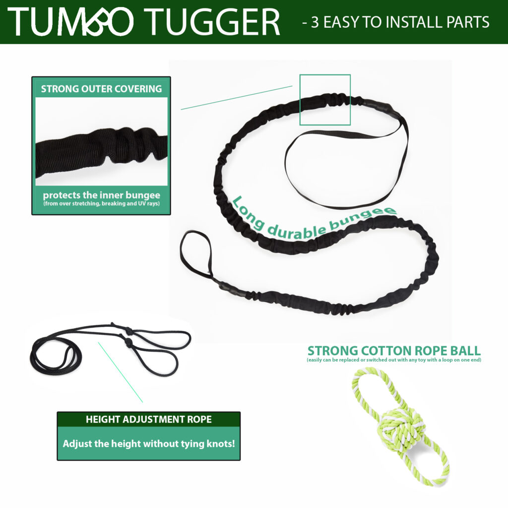 Small Tumbo Tugger - Outdoor Dog Tug Toy
